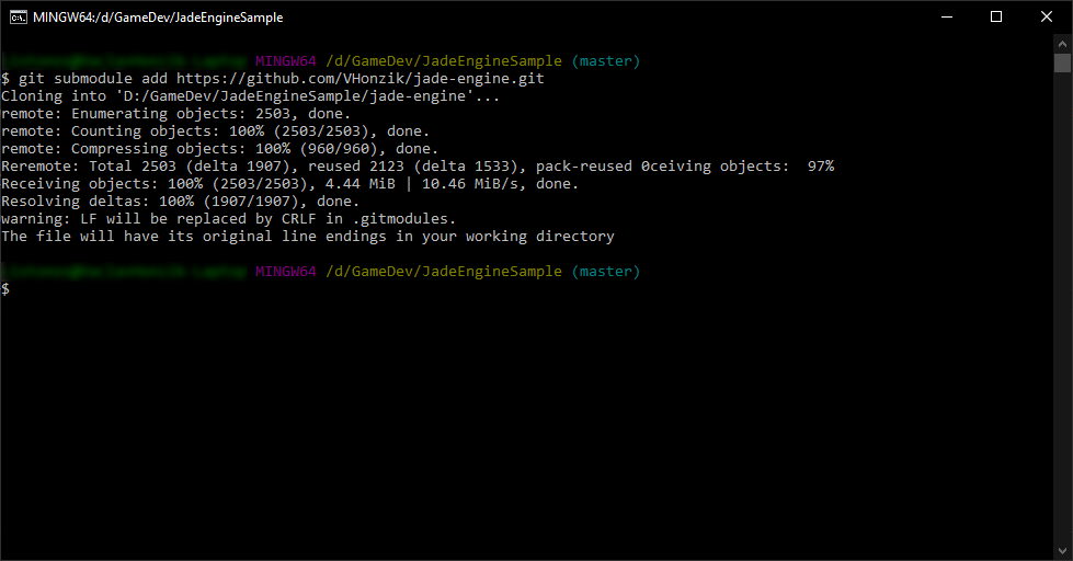 Jade Engine Installation Guide